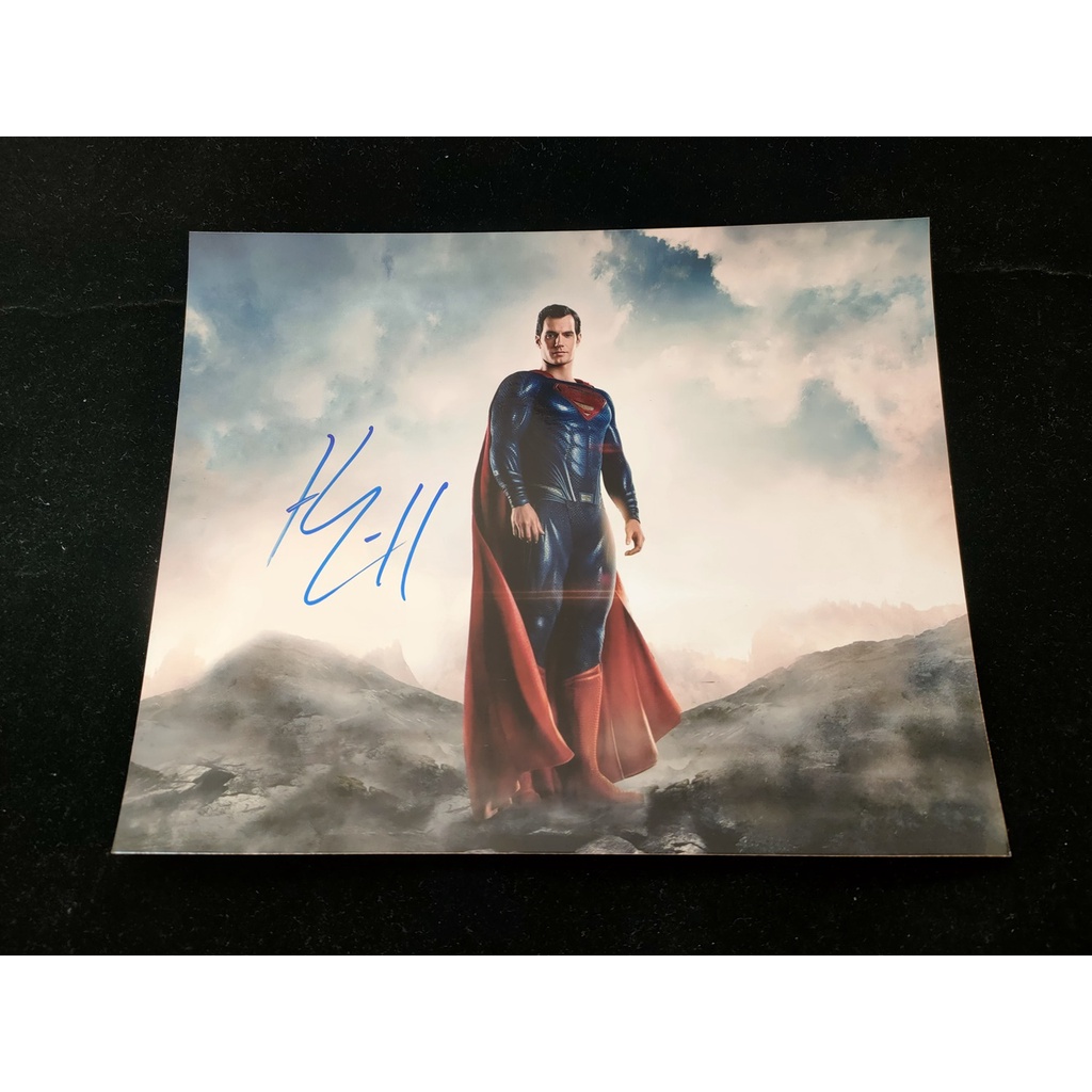 Henry Cavill (Superman) Superman Signature Photo 33.3cm | Shopee ...