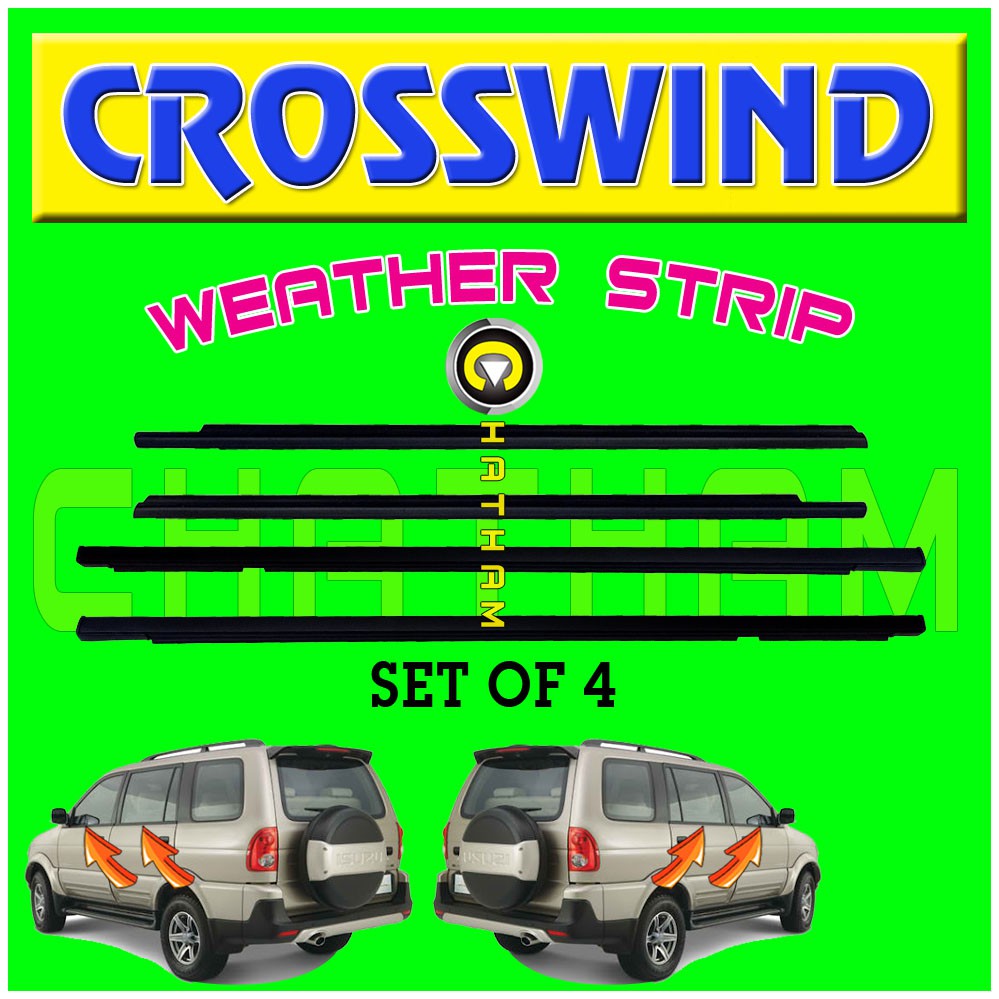 Outer Channel Molding Weather Strip for Isuzu CROSSWIND ( Set of 4 ...