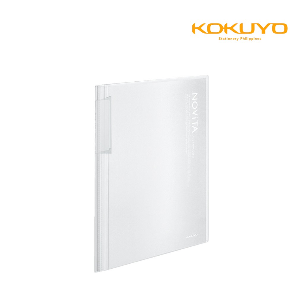 Kokuyo RA-N20T Novita Display Clear Book File A4-S 20 Pockets (Transparent) | Shopee Philippines