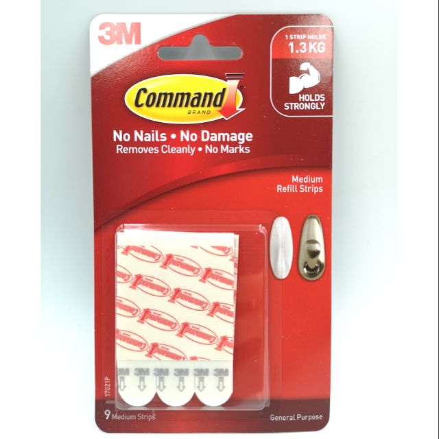 3M Command Medium Refill Strips - 1810 | Shopee Philippines