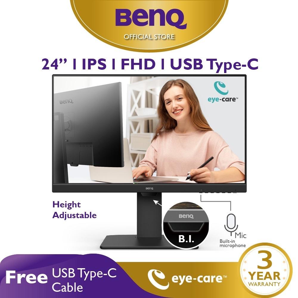 BenQ GW2485TC 1920x1080 USB-C Adjustable Low Blue Light Built-In Mic ...