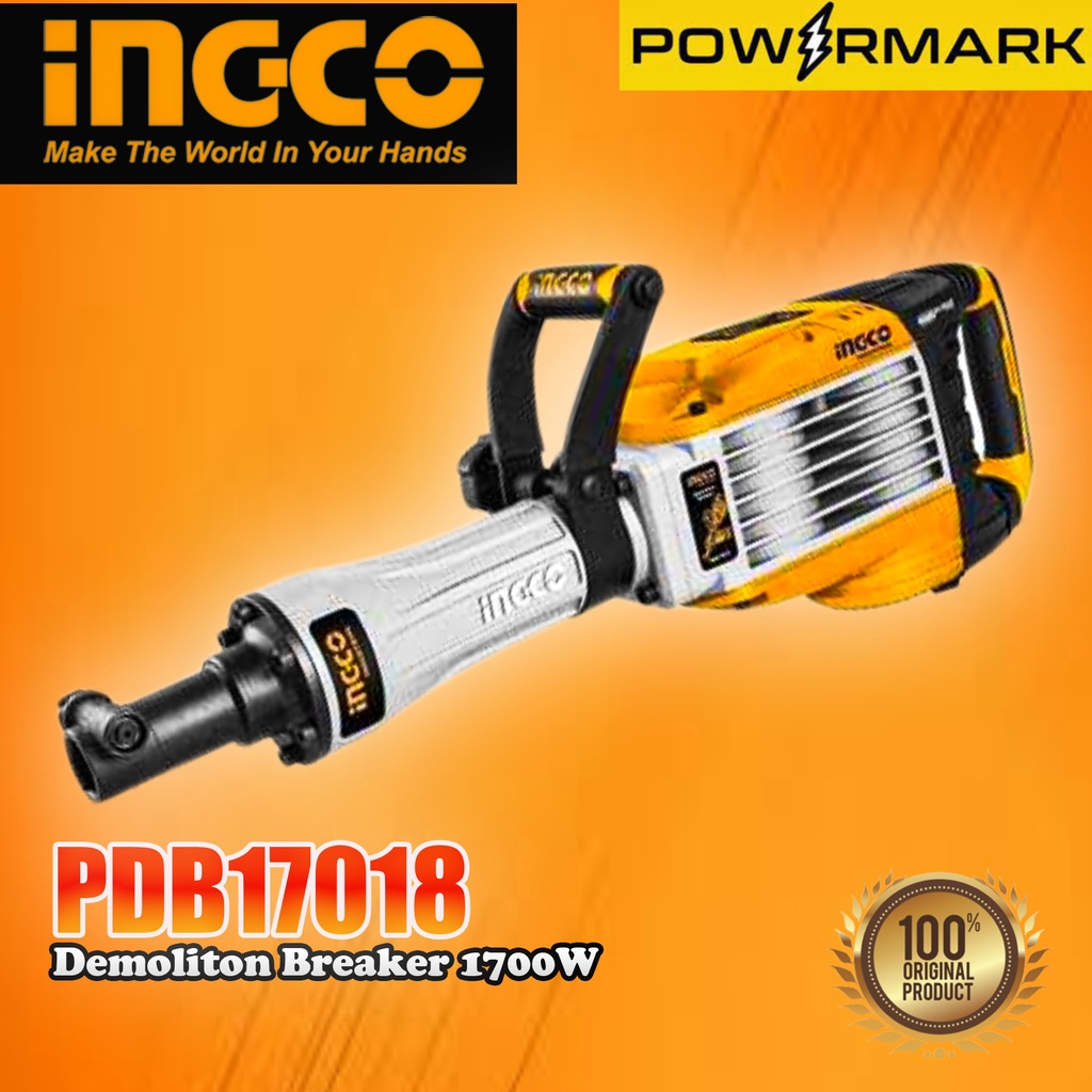 INGCO PDB17018 Demoliton Breaker 1700W [POWERMARK | IPT] | Shopee Philippines