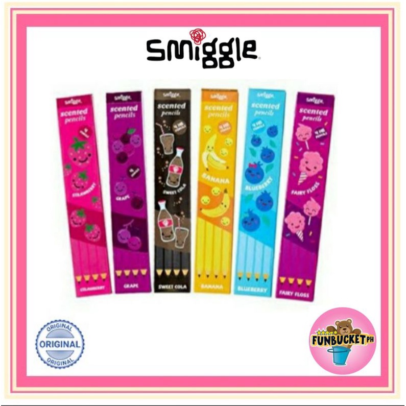 Smiggle Scented Pencils 4 Pack | Shopee Philippines