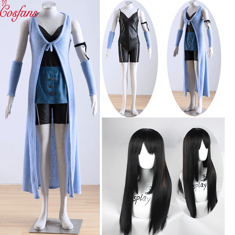 Final Fantasy Series Rinoa Heartilly Daily Dress Cosplay Costume Adult ...