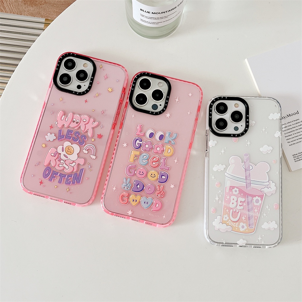 For iPhone 16 15 14 Pro Max Funny Colorful Letters Case for iPhone 12 ...