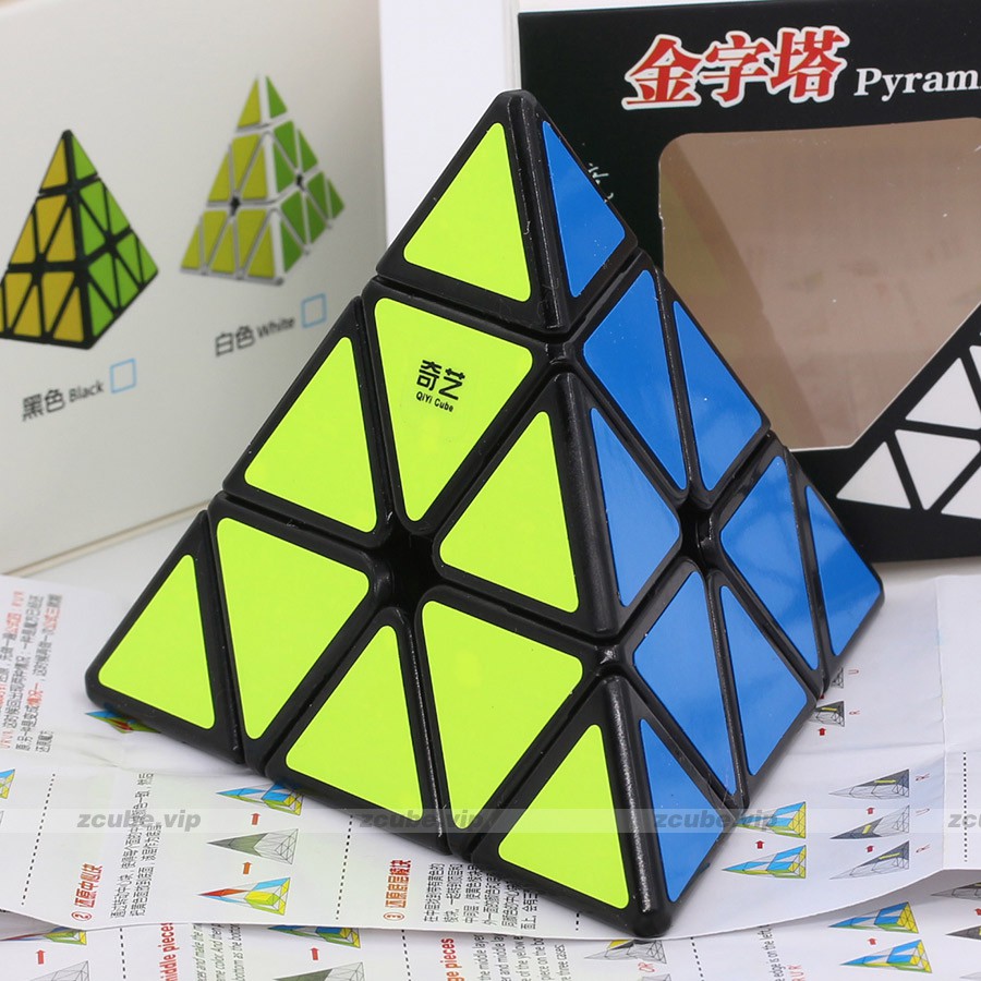 Rubik Pyraminx Black Base Qiyi Qiming A - Rubik Pyramid - Rubik ...