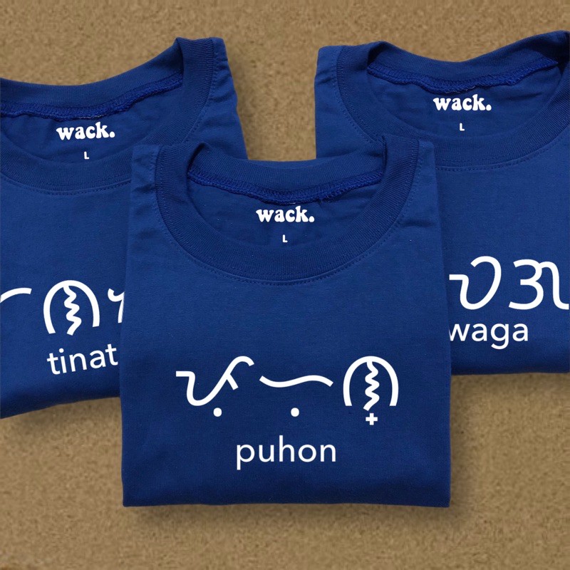 Royal Blue Baybayin | Alibata Tees (Customized Available) by ...