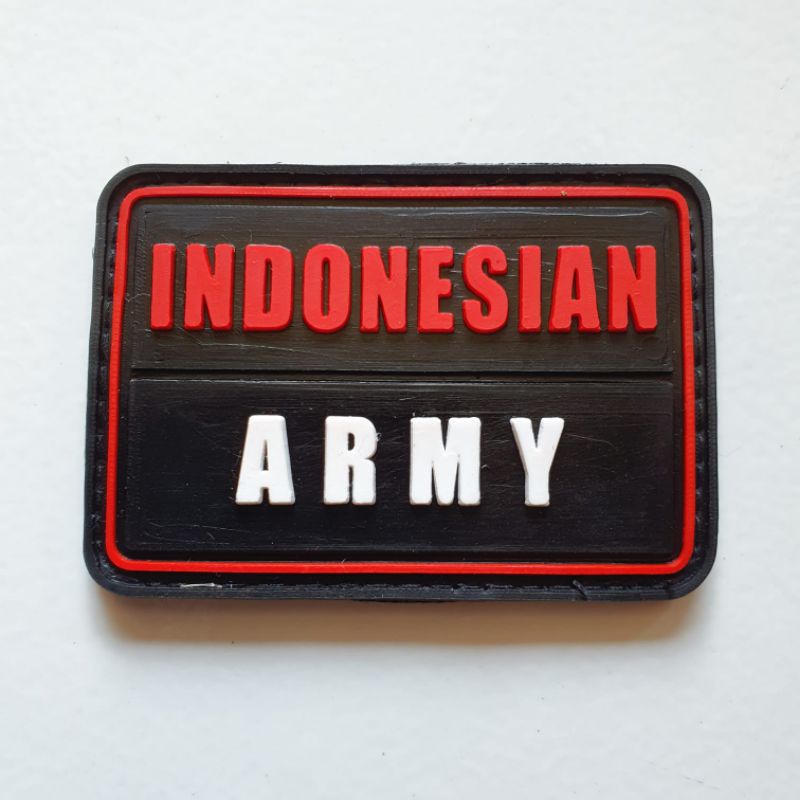 Patch RUBBER LOGO TNI AD/TNI AL/KOSTRAD/KOPASSUS/INFANTRI/Expedition ...
