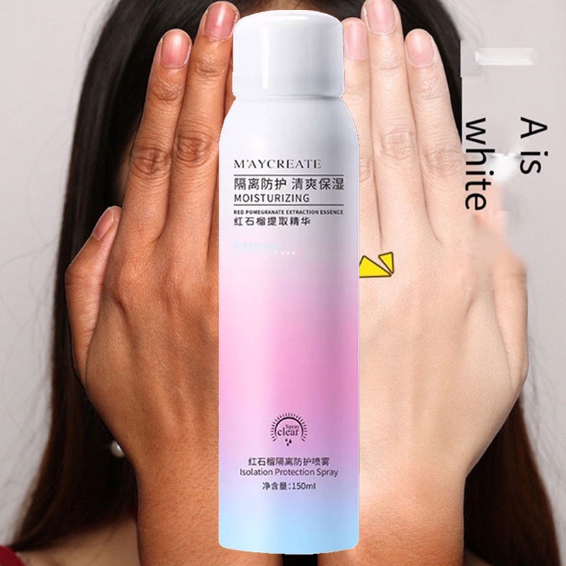 Maycreate Skin Whitening Spray Original Sunscreen Spray Moisturizer Spray Isolation Protection ...