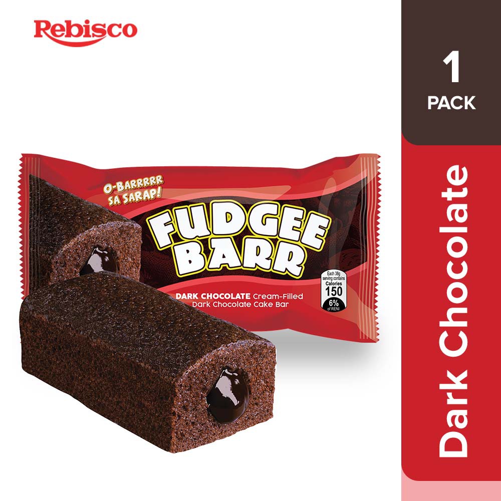 Fudgee Barr Dark Choco 39G X 10Pcs | Shopee Philippines