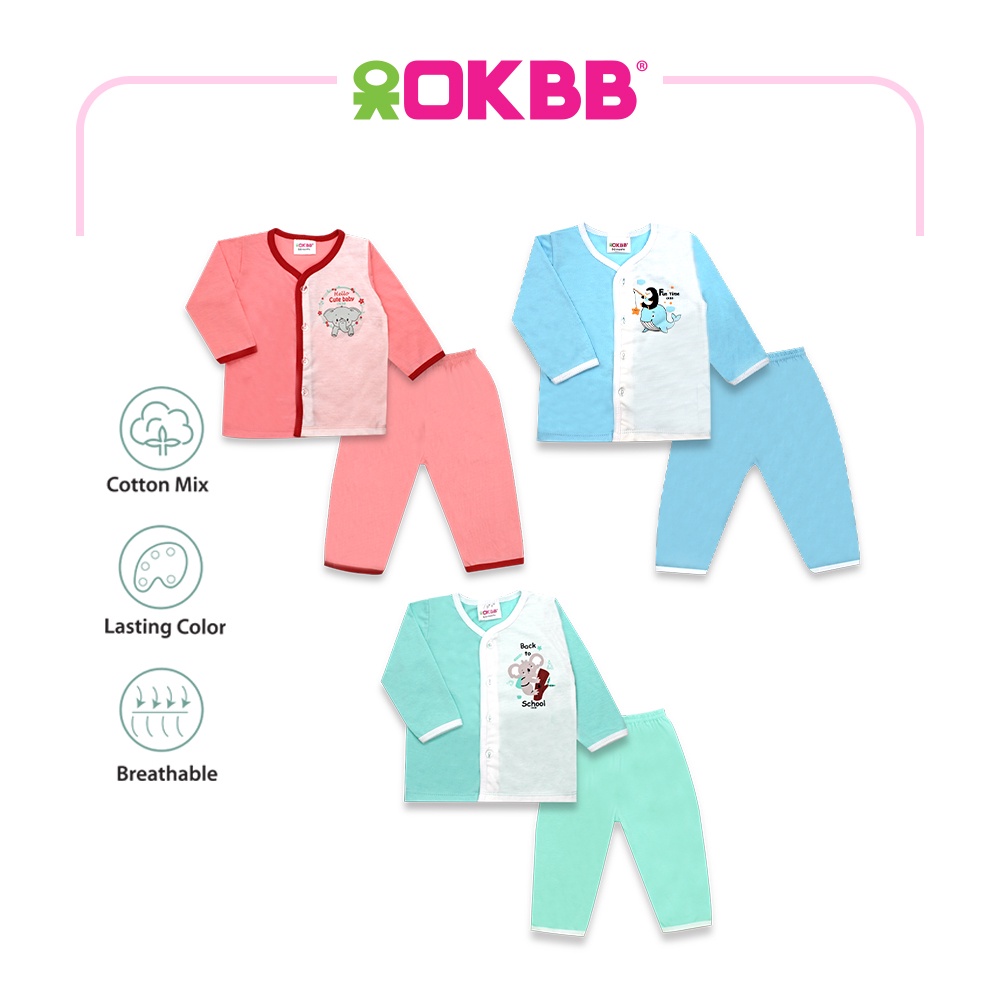 OKBB Newborn Baby Unisex Baby Boy Baby Girl Clothing Baby Pyjamas Suit ...