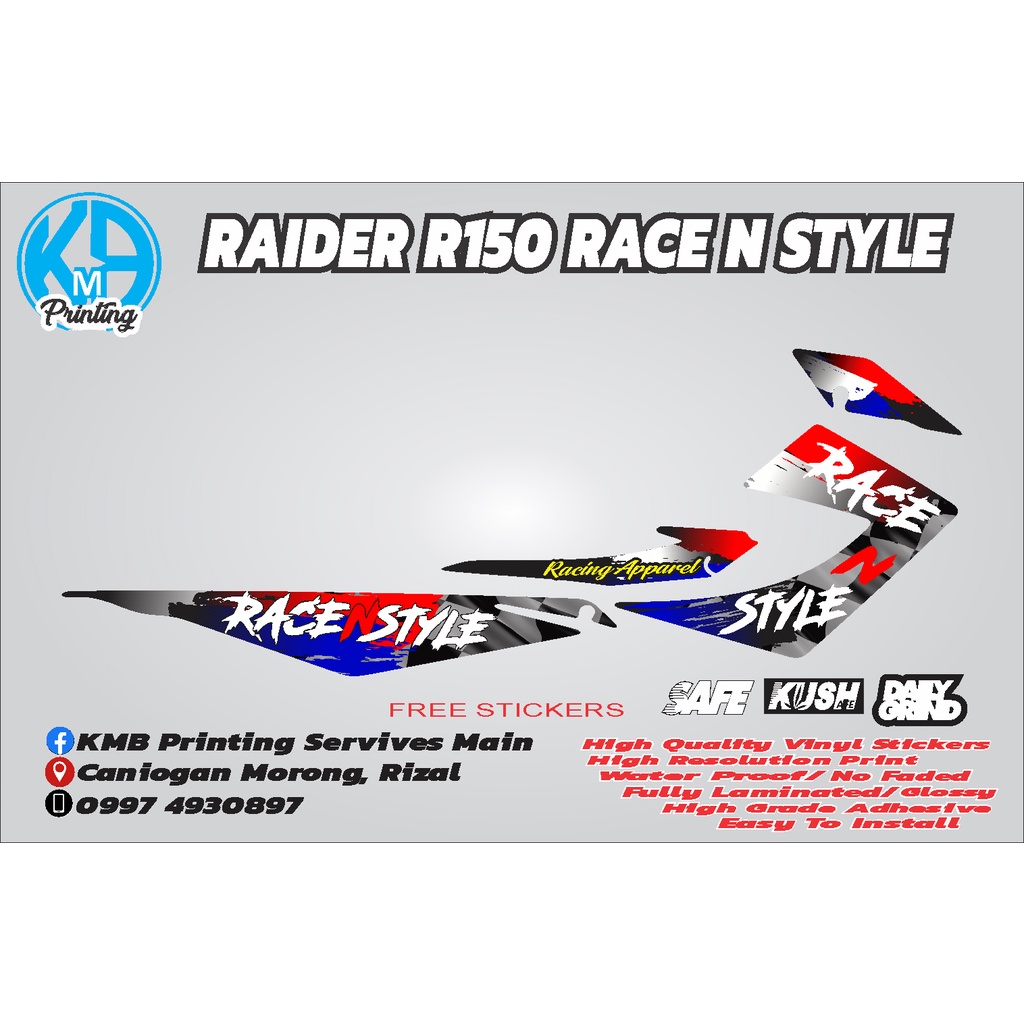 Suzuki Raider R150 RaceNStyle Red Version | Shopee Philippines