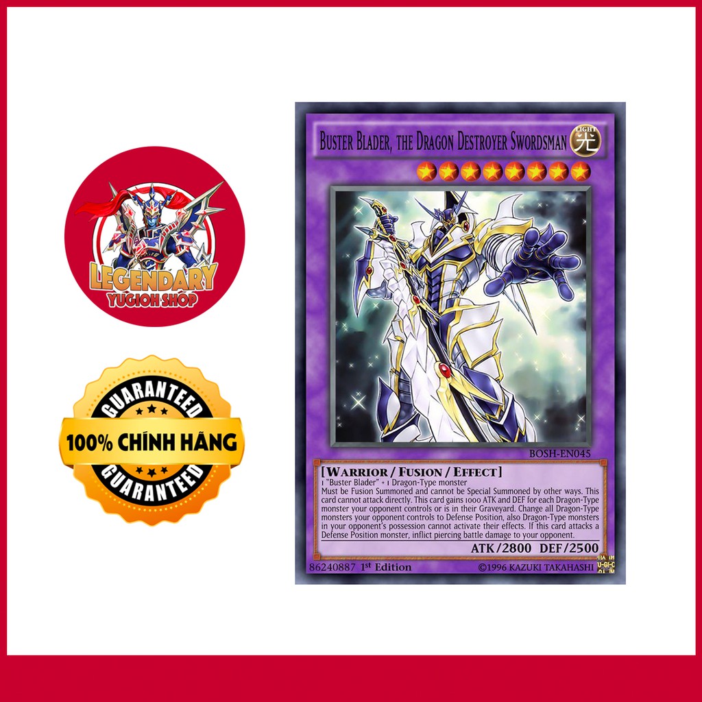 [Original Yugioh Card] Buster Blader, the Dragon Destroyer Swordsman | Shopee Philippines