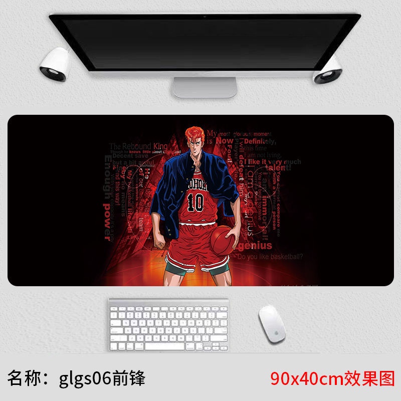 Slam Dunk Anime Mouse Pad Oversized Sakuragi Flower Road Rukawa Maple ...