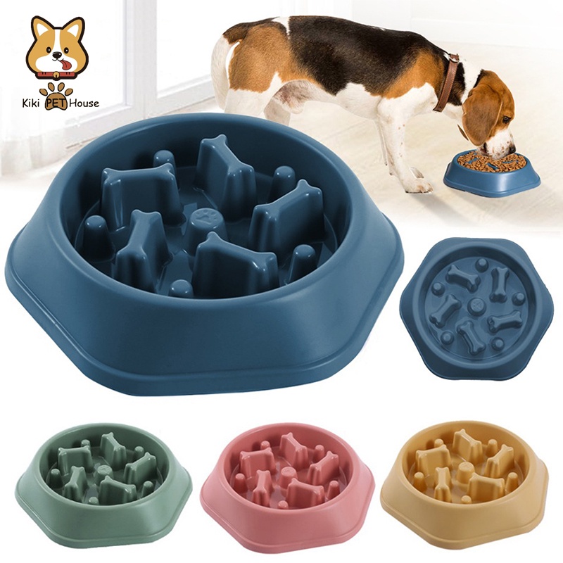 Dog Slow Food Bowl Pet Dog Slow Feeder Puppy Bowl Anti Choking Choke ...