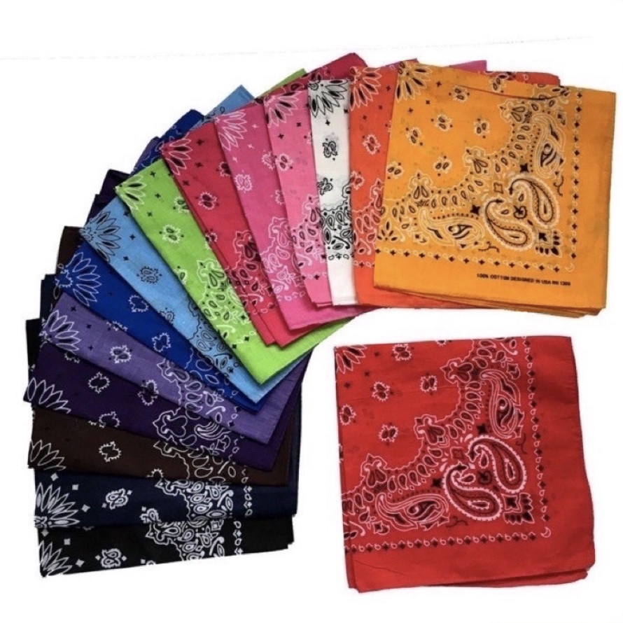 WZS best selling 1pc Affordable Scarf Bandana Handkerchief Panyo/Cotton ...