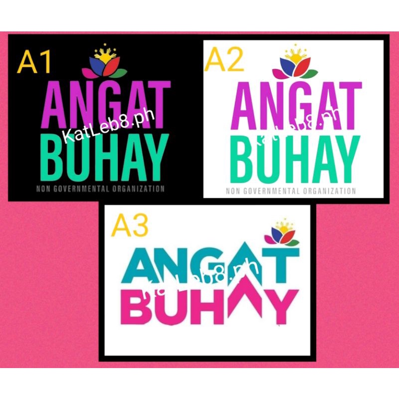 6x5.5 inches Leni Robredo Angat buhay 2022 Magnetic Car Stickers ...