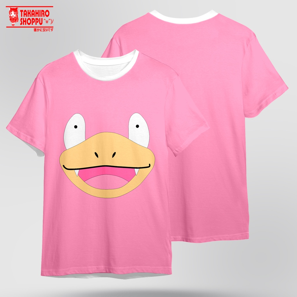Pokemon SLOWPOKE.NP Full Print T-shirt/T-shirt | Shopee Philippines