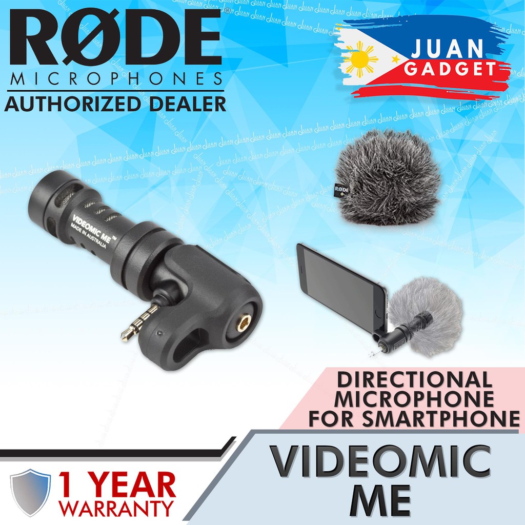 Rode VideoMic Me Directional Mic for Phone Smartphone Vlog Youtube ...