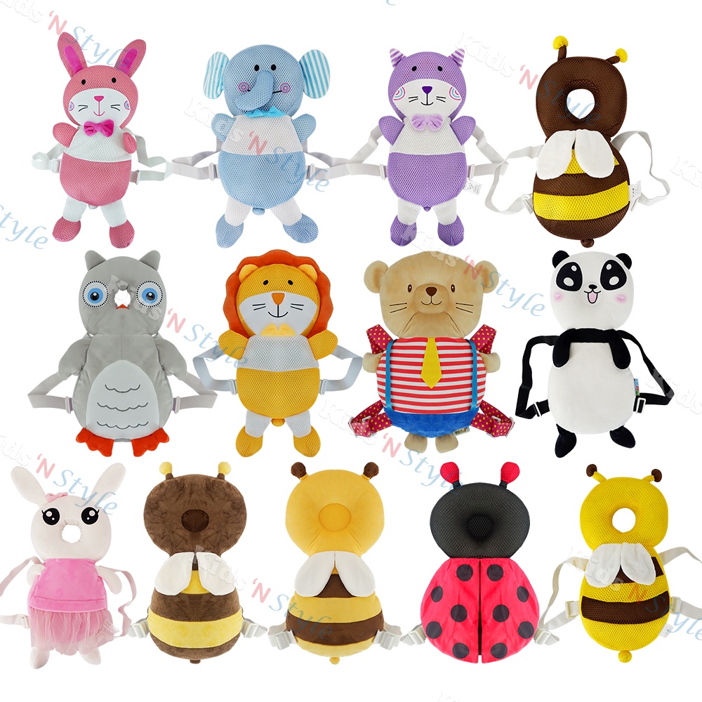 Baby Head Protector Safety Pad Cushion Adjustable Backpack, Back ...