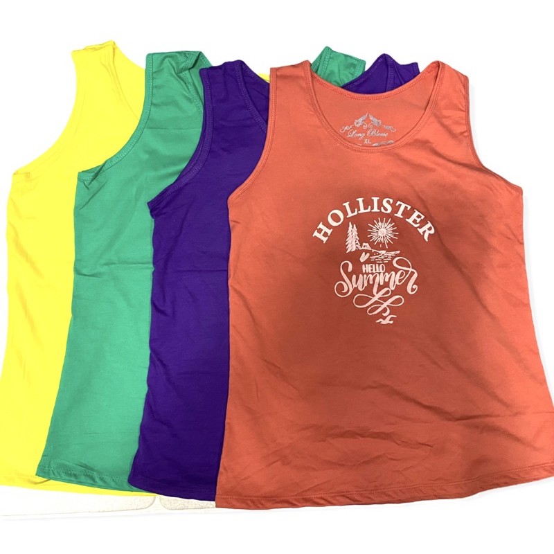 WOMEN COTTON SANDO /T-SHIRT PAMBAHAY ASSORTED COLOR | Shopee Philippines
