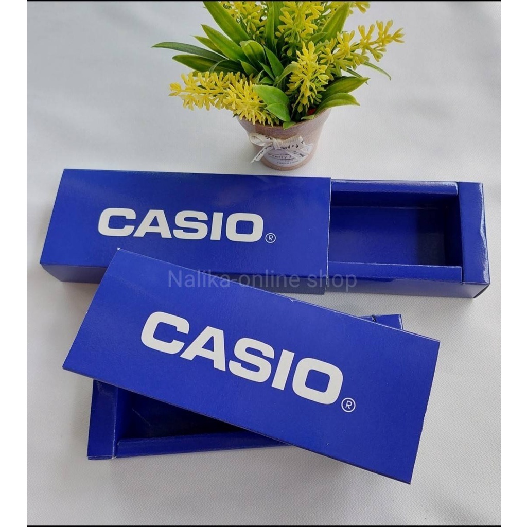 Casio Horizontal Watch Case Shiny Blue Strong | Shopee Philippines