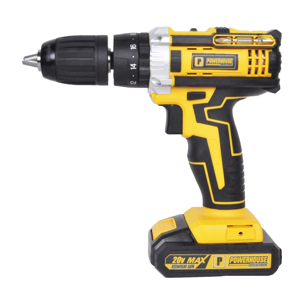 Powerhouse Original Cordless Impact Drill 20v 13mm Drill Chuck PH-20V ...