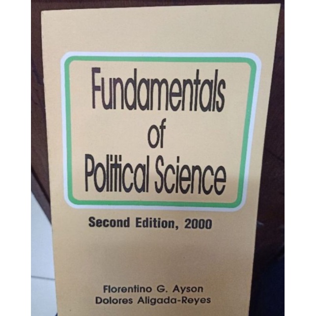 Fundamentals of political science 2nd edition ayson | Shopee Philippines