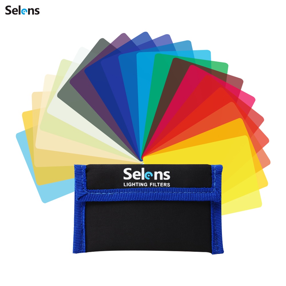 Selens FLash Color Gels Filters Speedlite Diffuser Speedlight 20 Color ...