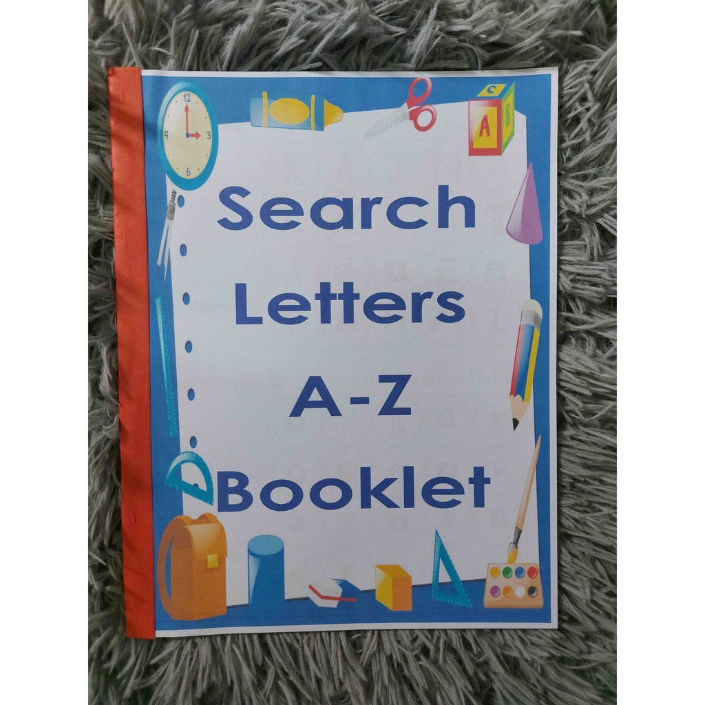 Letters A-Z Activity Book / Worksheets / Workbook Searching Letters A-Z ...