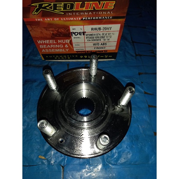 Wheel Hub Bearing Assembly 20HY Front Hyundai Sta Fe (2013-2016 ...