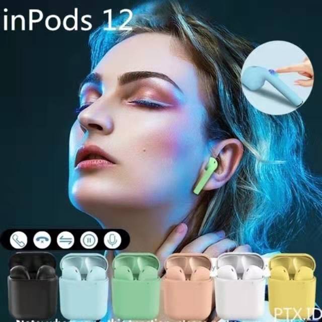 2022inPods i12 TWS Bluetooth Inpods 12 Headset Wireless Earbuds Touch ...