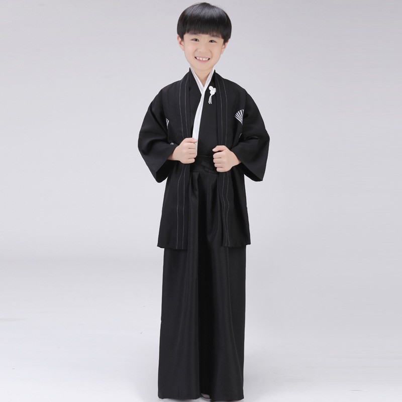 Sumo Costume Bushido Boys Cosplay Costume Japanese Kids Kimono Yukata ...
