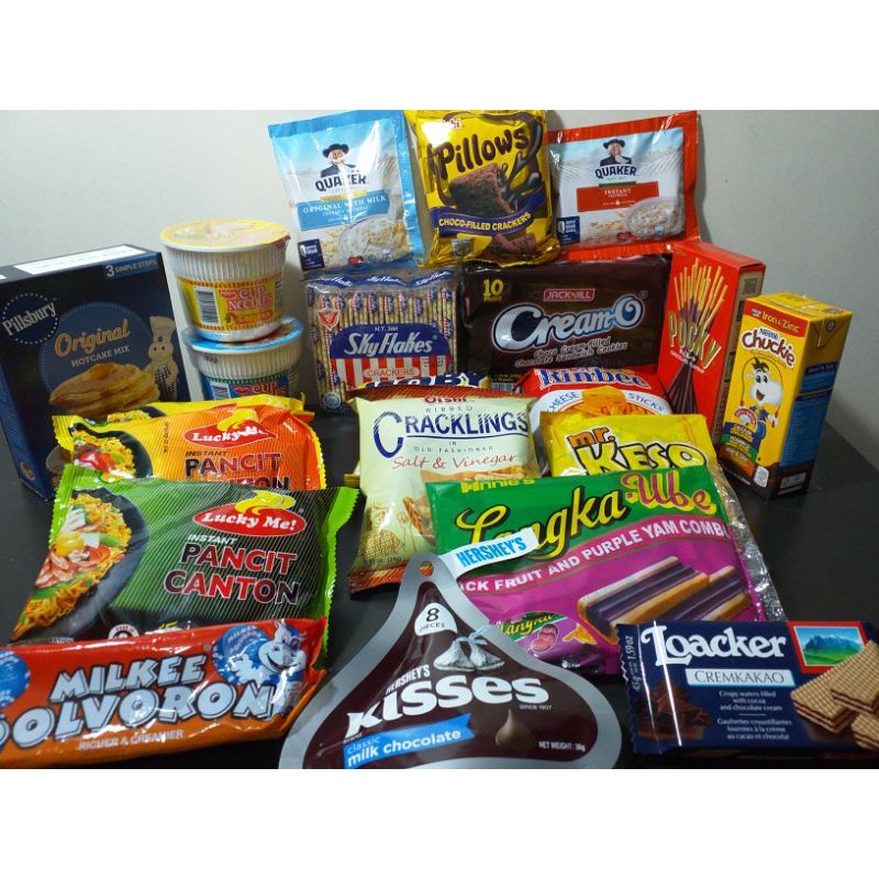 Grocery Package/Grocery Set (Snacks & Sweet Items) | Shopee Philippines