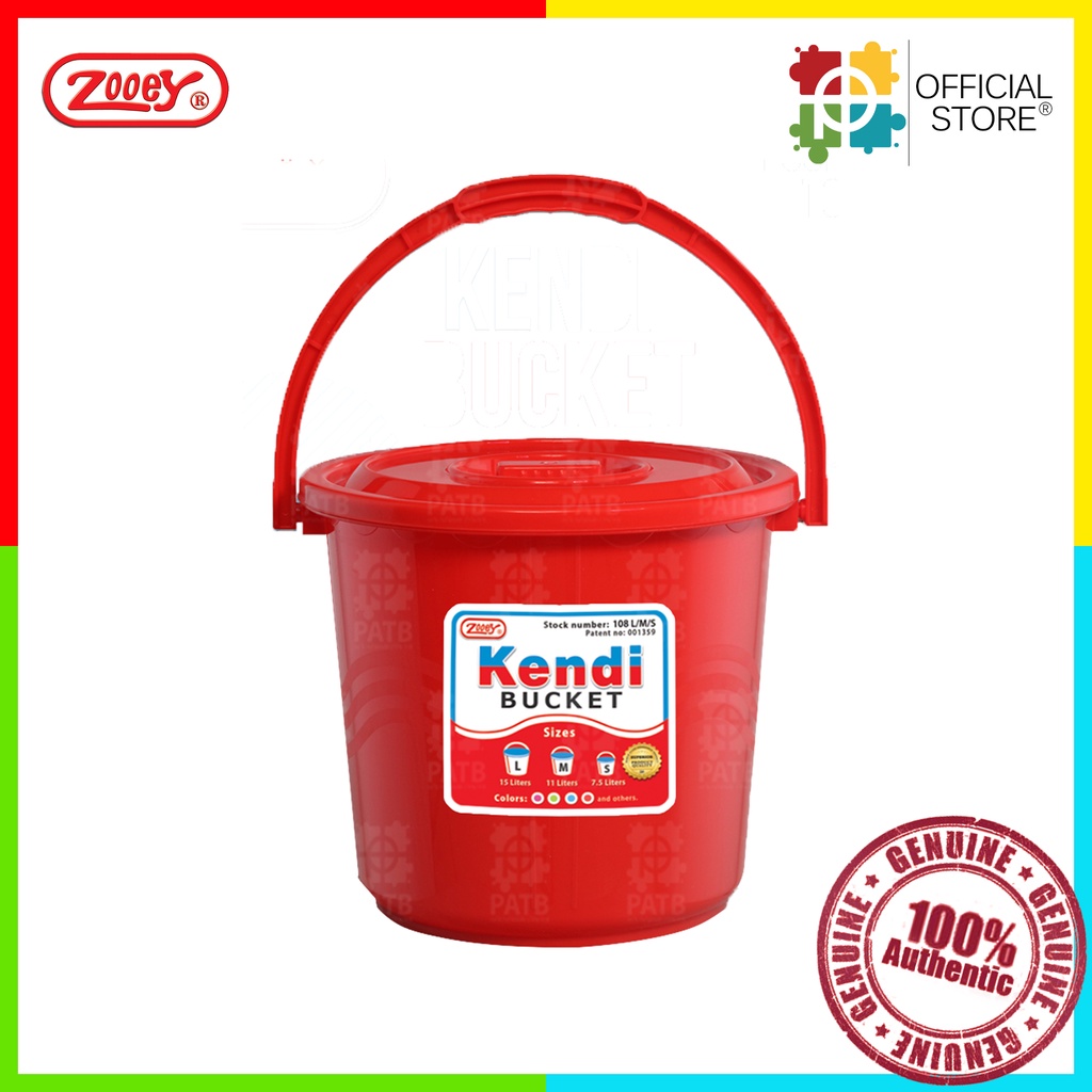 Zooey Kendi Bucket/Pail/Water Container #108 | Shopee Philippines