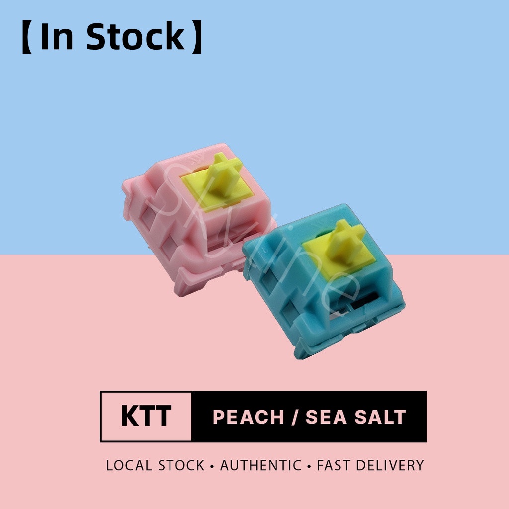 【In Stock】 KTT Peach / KTT Sea Salt Lemon Linear Switch (Stock/Lubed ...