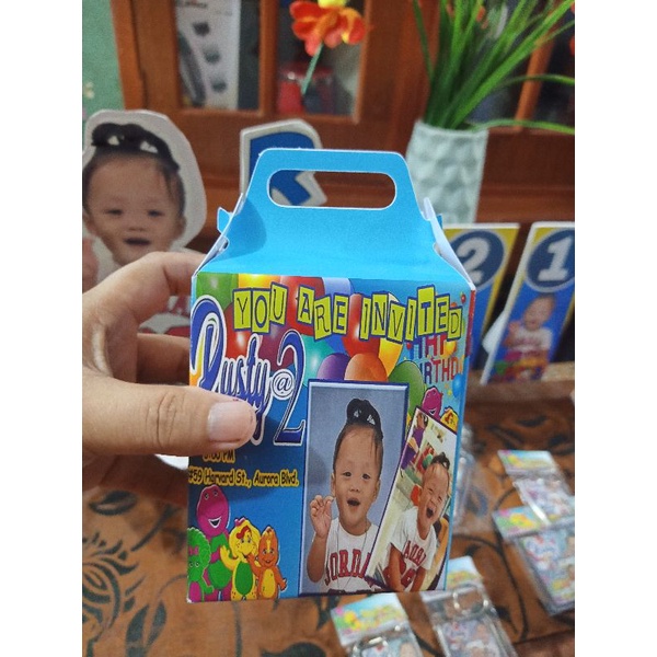 10 Pcs PERSONALIZED MINI CANDY LOOT BOX FOR KIDS'S PARTIES 10 pcs ...