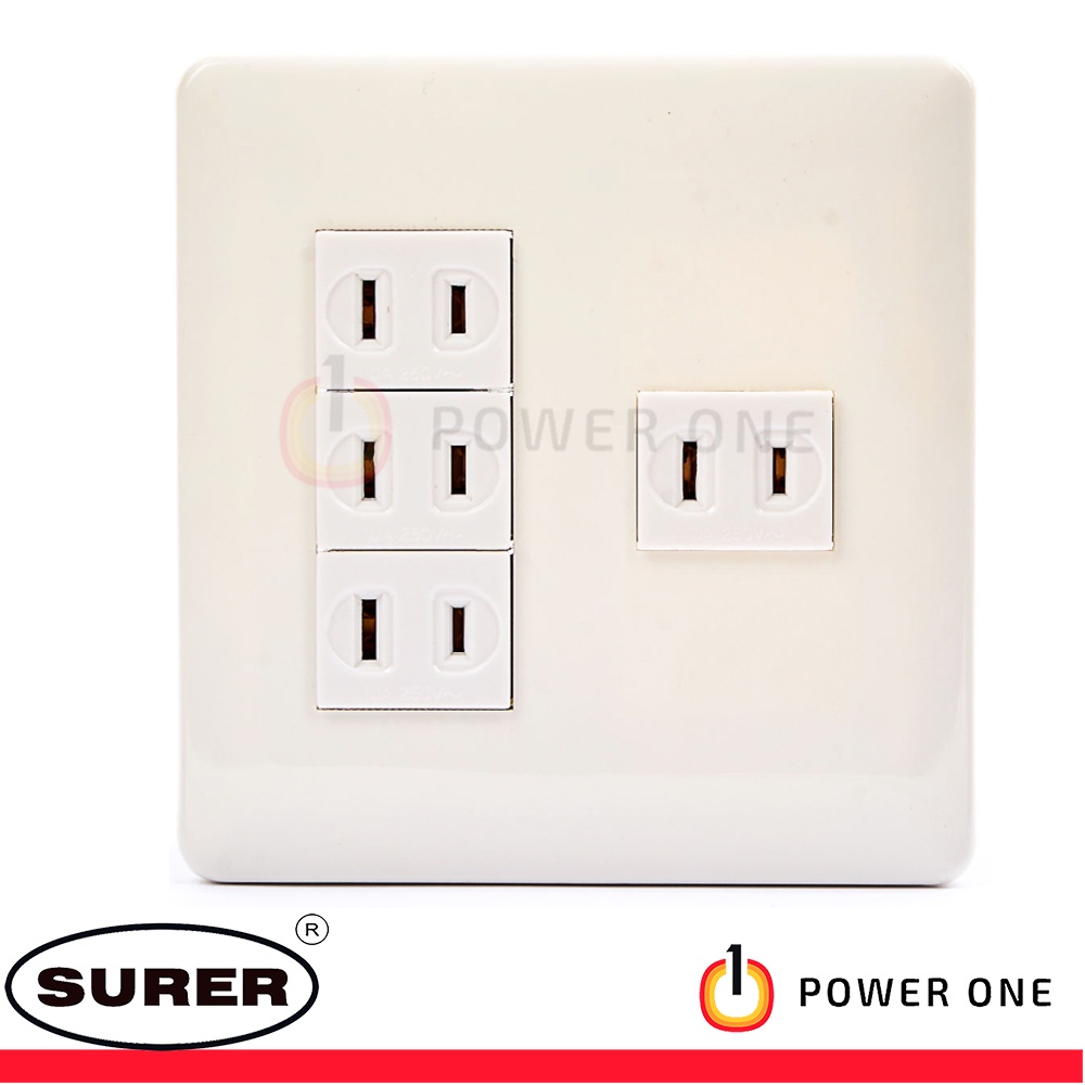 Surer 1380-A 4 Gang Outlet, Flush Type with Utility Box (DIY Series ...