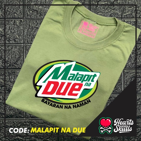 MALAPIT NA DUE SPOOF SHIRT funny Pinoy Tshirt aesthetic casual fashion ...