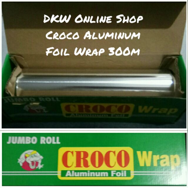 Croco / Easy / Sulit Aluminum Foil Wrap 12in x 300m | Shopee Philippines