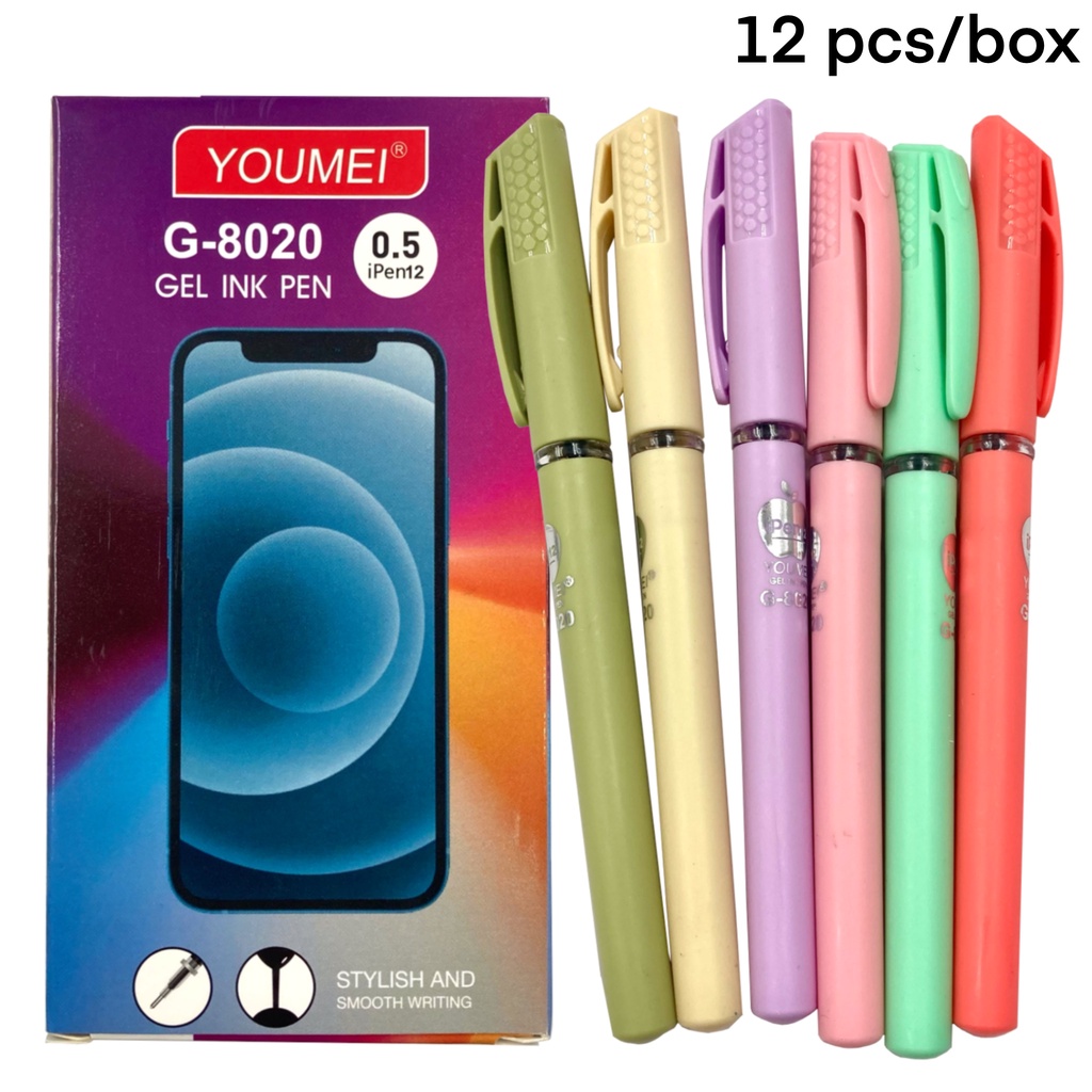 Target Gel Pen 10x Retractable Gel Pens 0.5mm Extra Black Ink Ballpoint ...