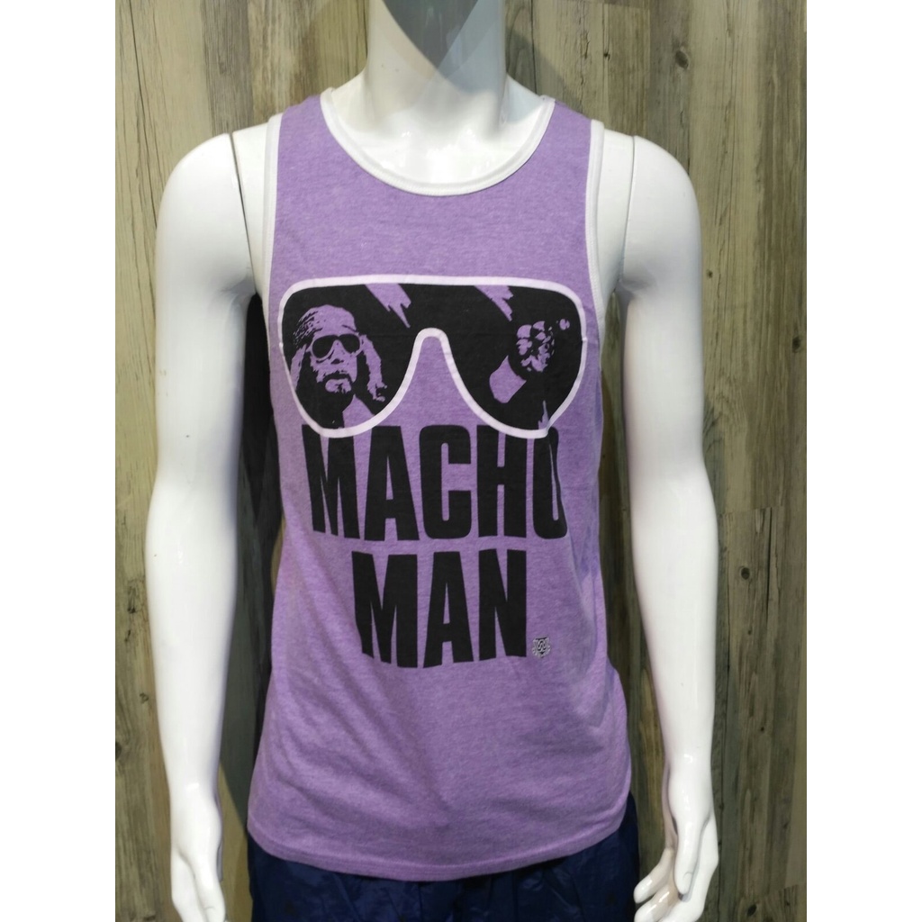 Macho Man Mens Teens Boys WWE Sando Tank Top Randy Savage | Shopee ...