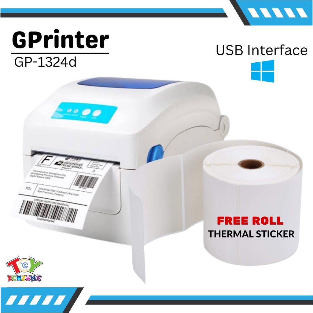 Thermal Printer Gprinter Waybill Printer Barcode Printer Free Waybill ...
