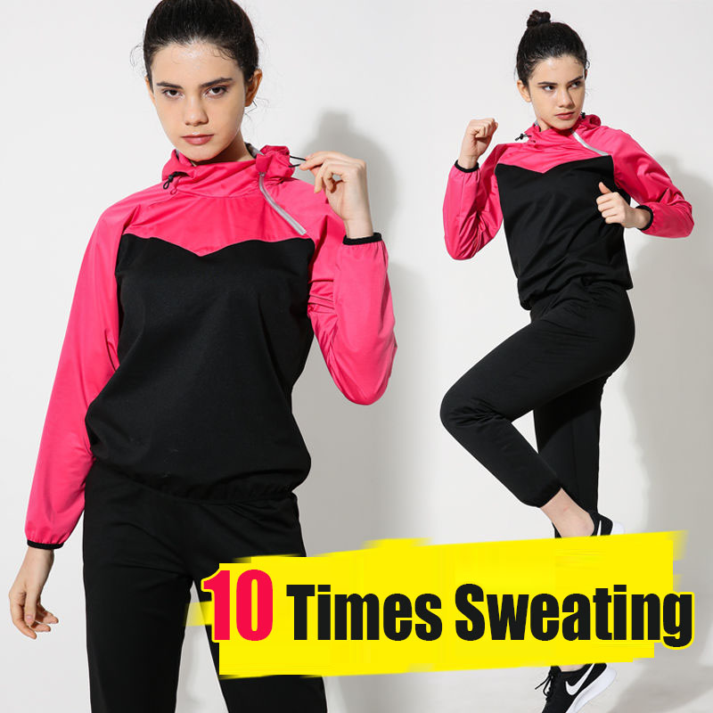 [VSHELL] Fitness Loss Weight Sauna Suit for women Sauna Jacket Sweat ...