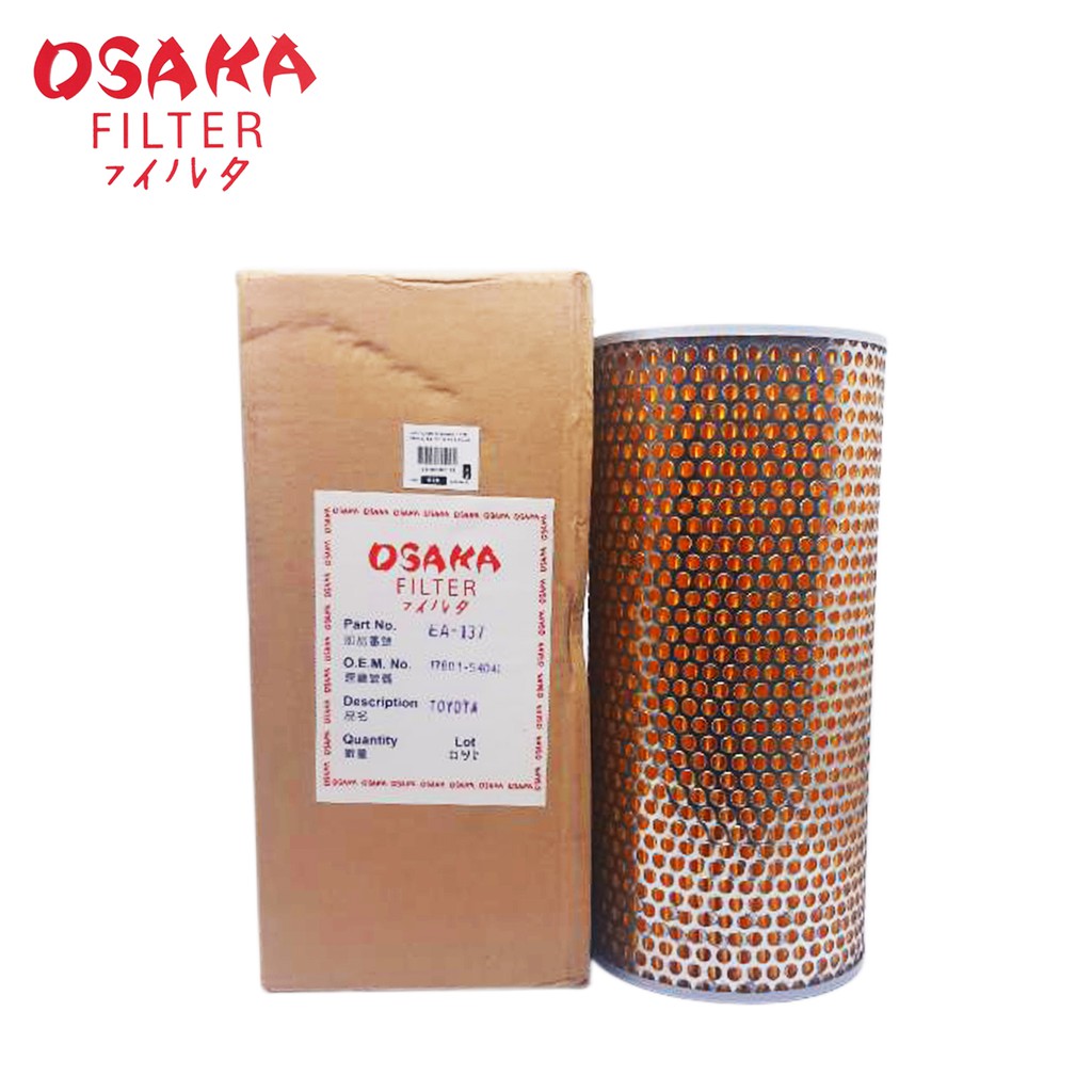 OSAKA AIR FILTER TOYOTA DIESEL: HIACE,HILUX EA137 ( 1 PC ) | Shopee Philippines