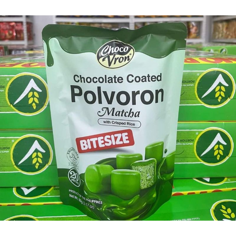 polvoron choco vron bite size matcha / classic / cookies n creme ...