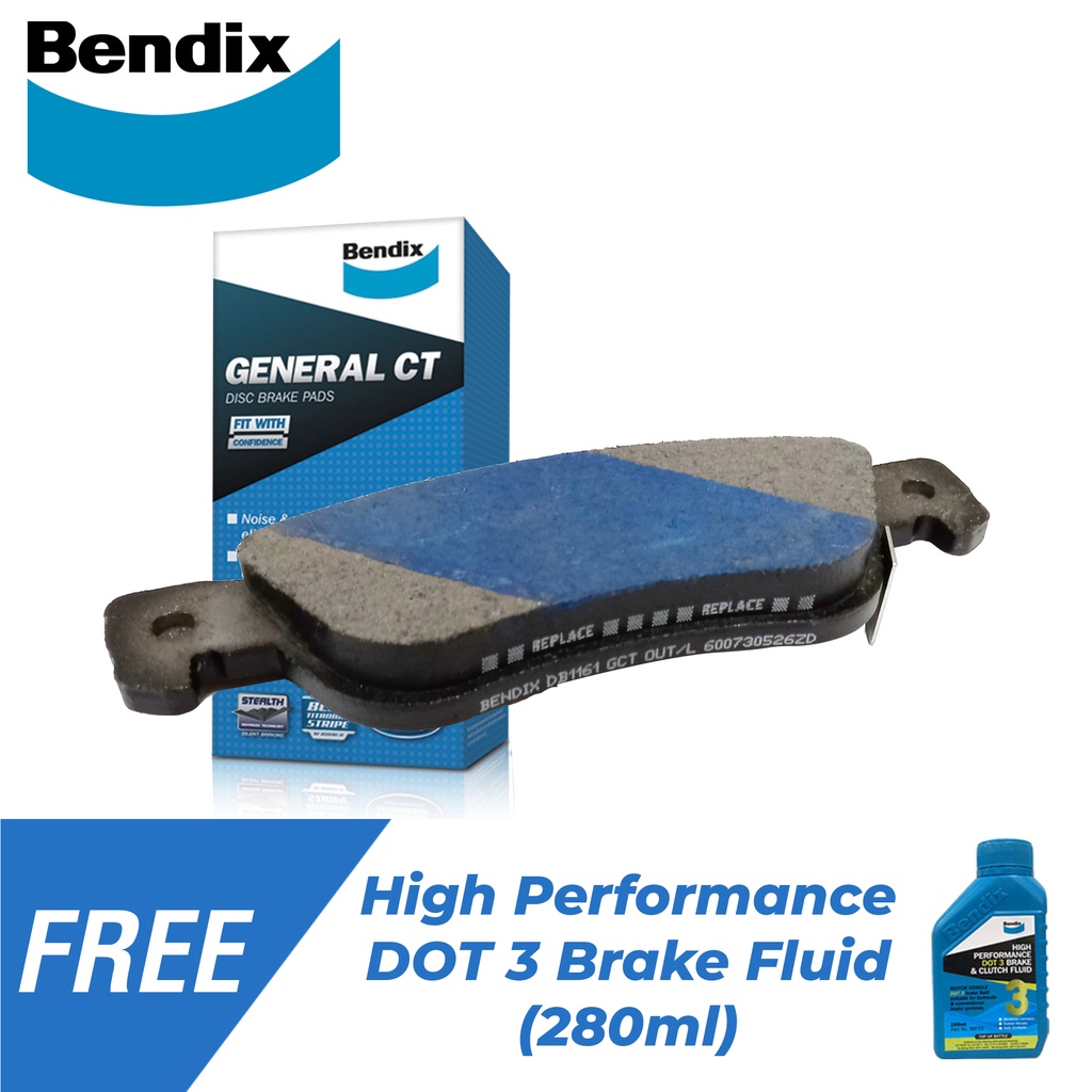 Bendix Brake Pads GCT DB1161 Rear Set for Isuzu Trooper 1987-1992 | Shopee Philippines