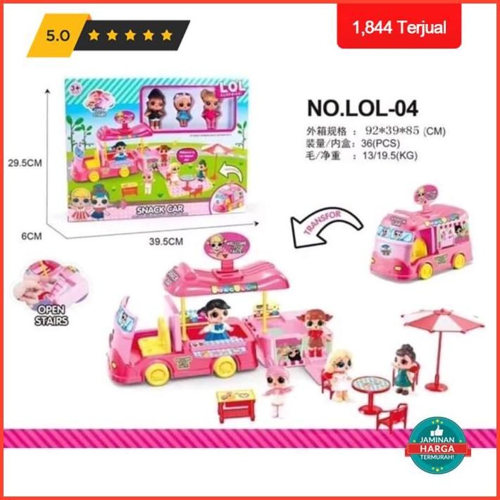 Lol Surprise Transfor Snack Car Lol-004 Lol Surprise Toy Car | Shopee Philippines