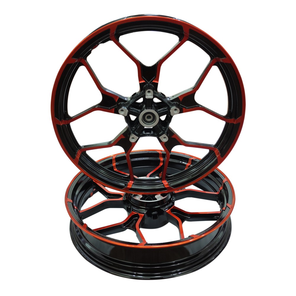 Rizoma Yamaha Sniper 150 & Sniper 155 Spider Design Mag Wheels Set 17 ...