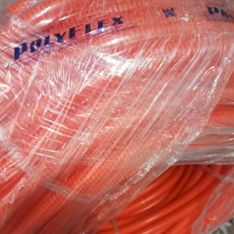 Polyflex medya uPVC flexible electrical conduit pipe per meter | Shopee Philippines